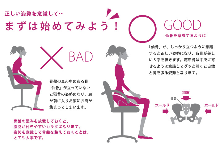 hihip ハイヒップ 美姿勢サブチェア 骨盤On the Chair HHI-EV-R/O001 レッド/パープル